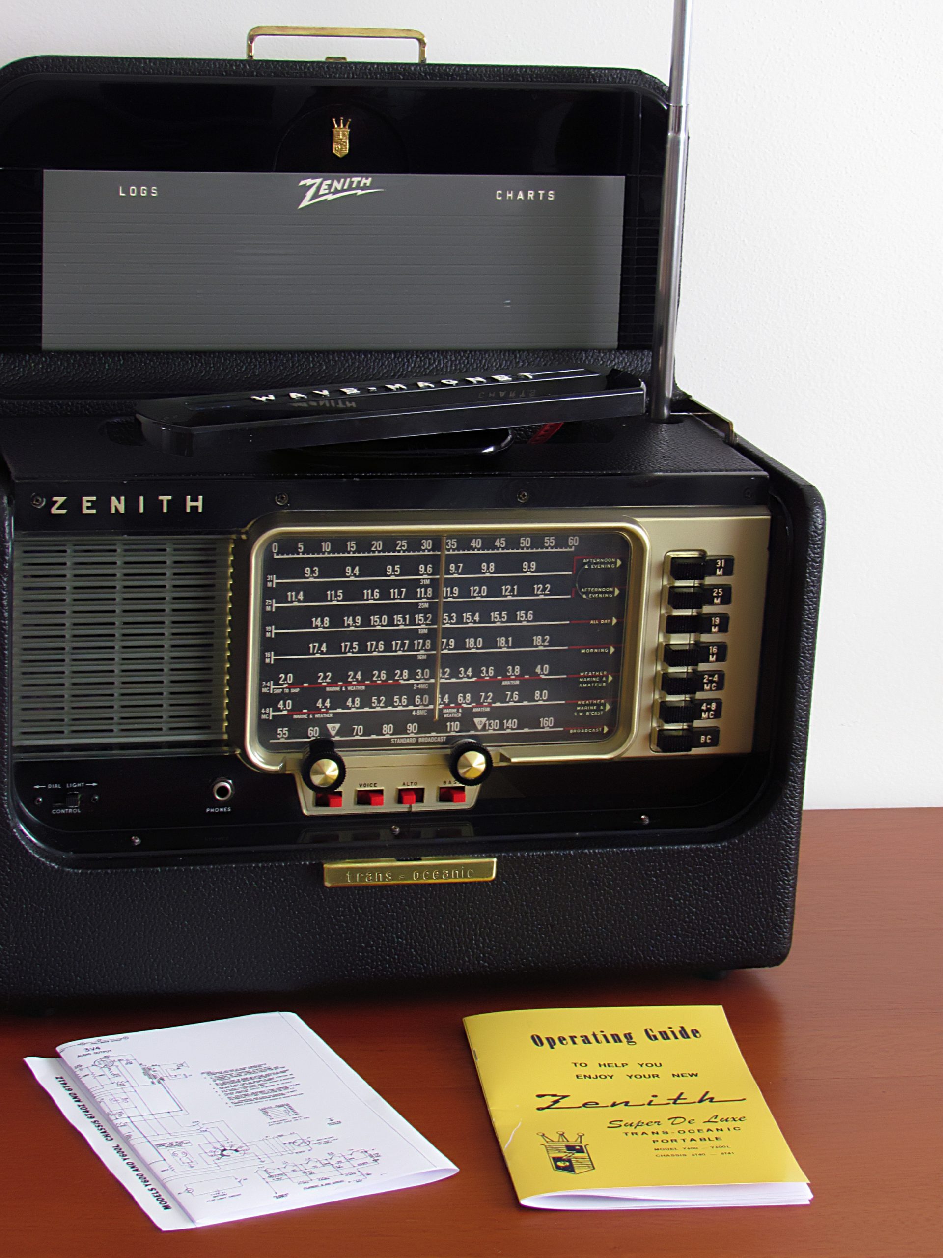 Las últimas transoceánicas a válvulas, la Zenith H500 y 600 - VintaRadio